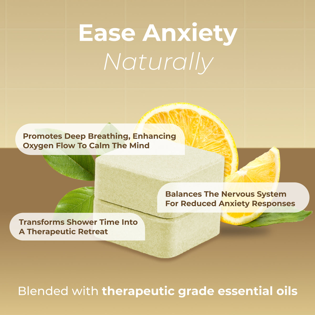 Elixir of Peace: Lavender & Lemon Shower Steamers for Inner Tranquility ...
