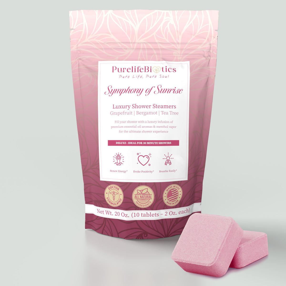 Symphony of Sunrise: Grapefruit & Bergamot Shower Steamers for ...